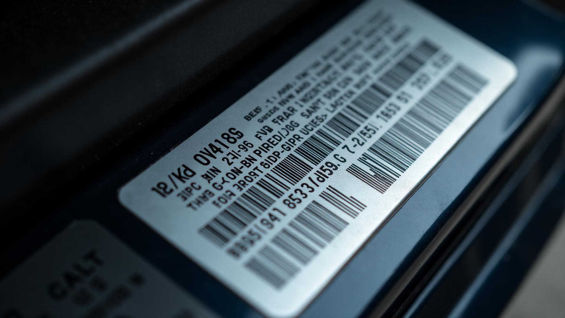 VIN Label Replacement | Replacement VIN Stickers & Vehicle Labels ...